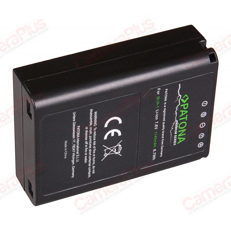 PATONA Batterie Premium BLN-1 pour Olympus - CameraPlus.ch PATONA Batterie Premium BLN-1 pour Olympus - CameraPlus.ch